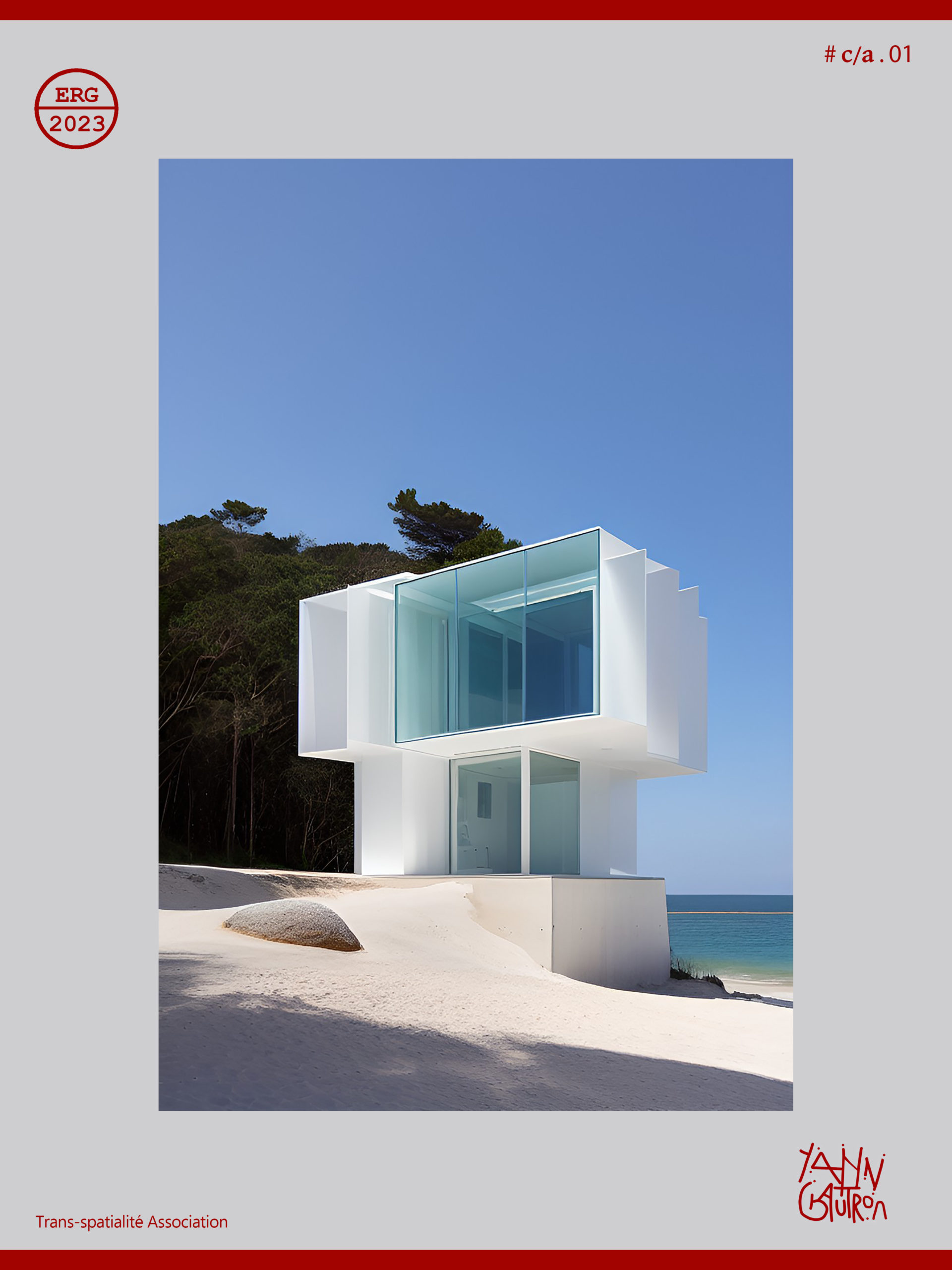 Architecture sur la plage - Yann Gautron. - Yann Gautron